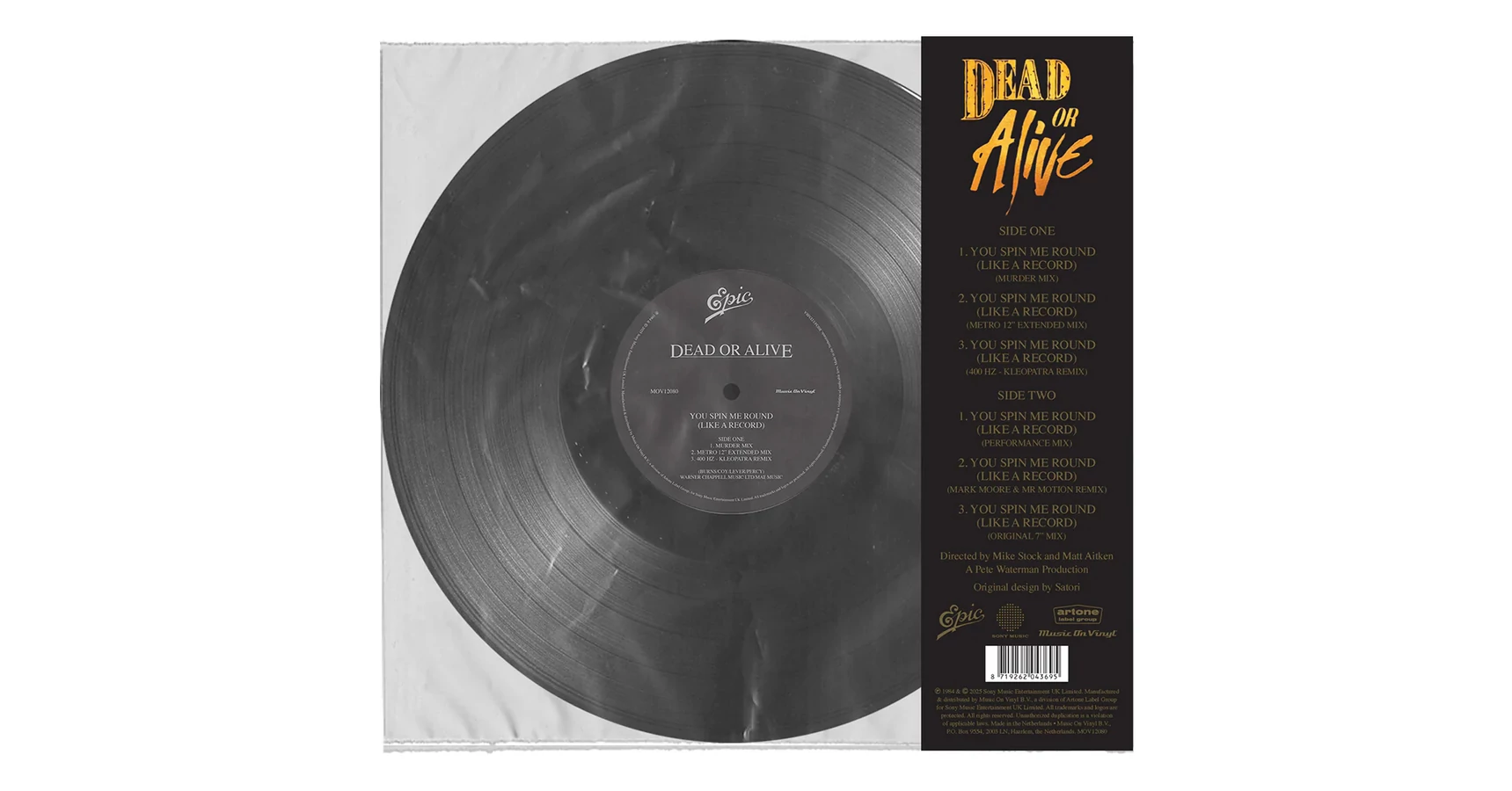 Dead Or Alive - You Spin Me Round (Like A Record) (Limited Edition)